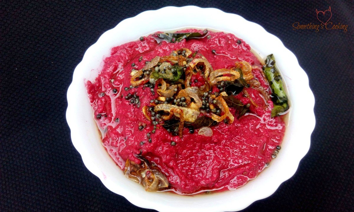 Beetroot Pachadi (Beetroot in Yogurt Sauce)