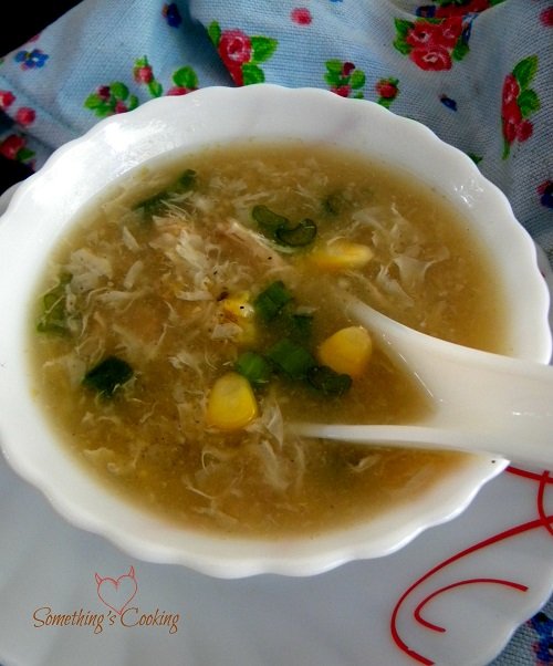 Sweet Corn Chicken Soup Recipe - Chinese- Restaurant Style