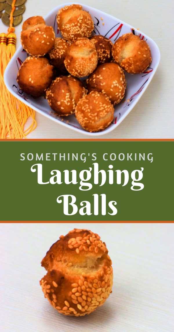 Laughing Balls | Chinese Smiling Sesame Cookies