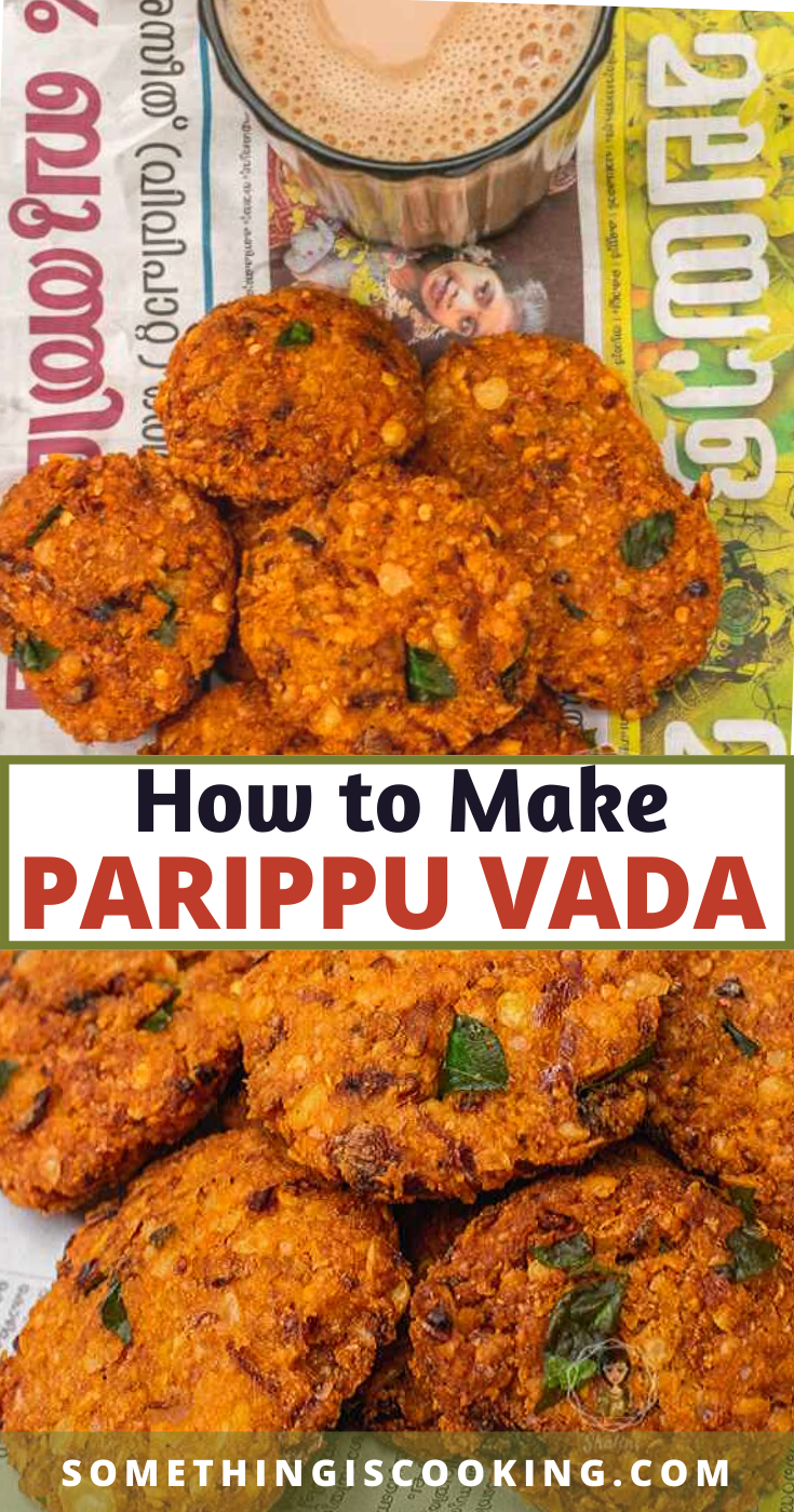 Parippu Vada | Kerala Lentil Fritters | Dal Vada Recipe