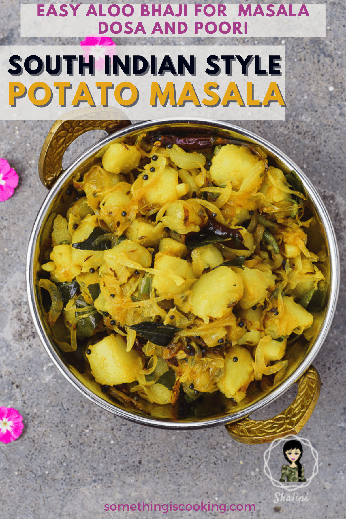 Aloo Bhaji (Recipe + Video) | For Poori and Masala Dosa