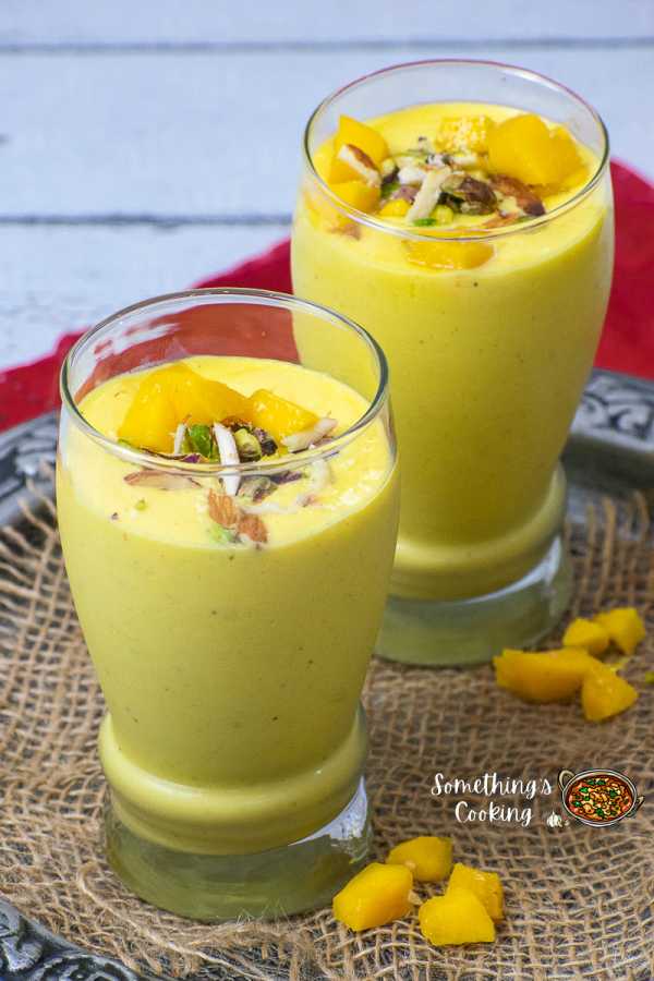 Indian Mango Lassi | Yogurt Mango Smoothie