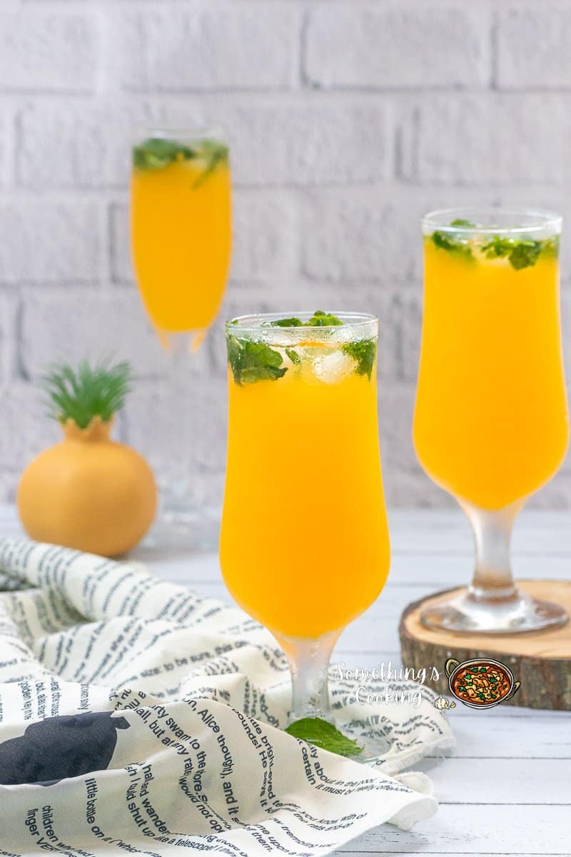 Mango Mojito Mocktail | Easy Non Alcoholic Recipe