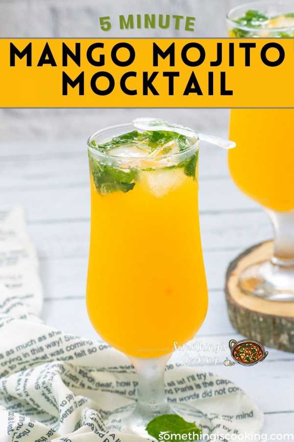 Mango Mojito Mocktail | Easy Non Alcoholic Recipe