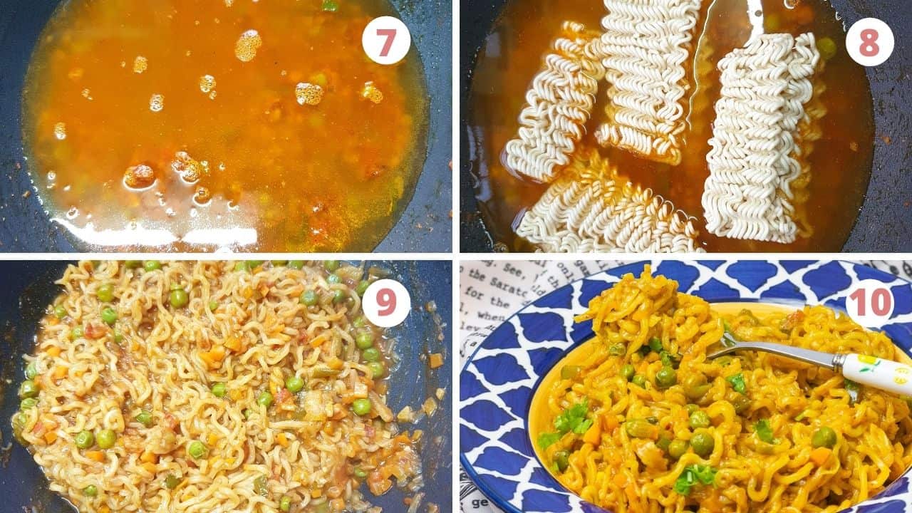 Veg Maggi Masala | Maggi Noodles with Vegetables