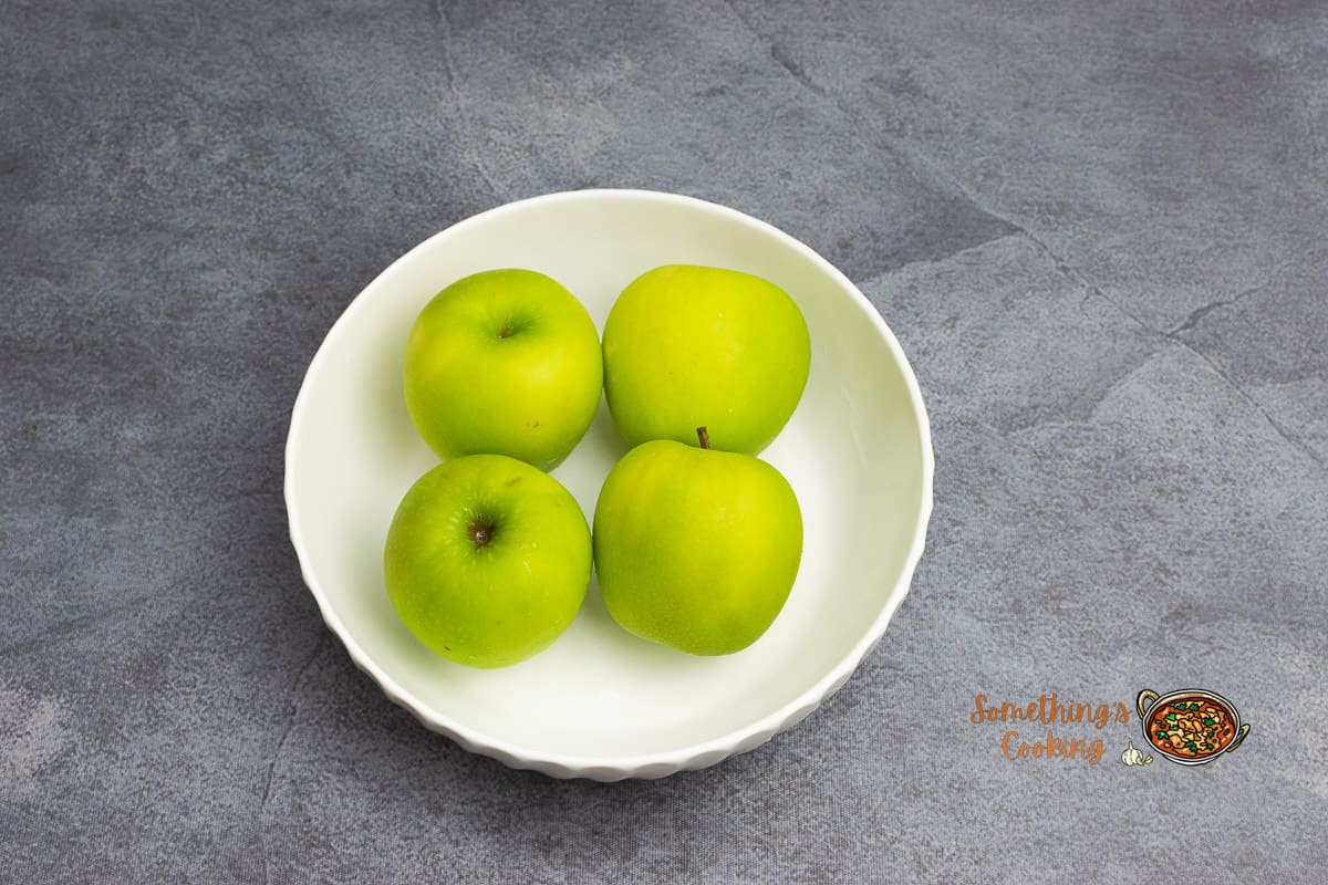 Green Apple Pickle | Kerala Style Apple Achar